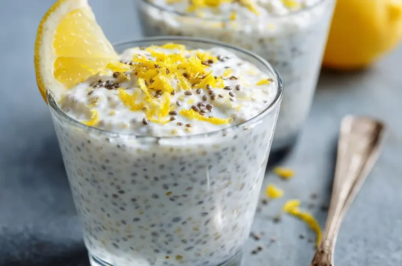 Crème de chia au citron : la fraîcheur en toute légèreté