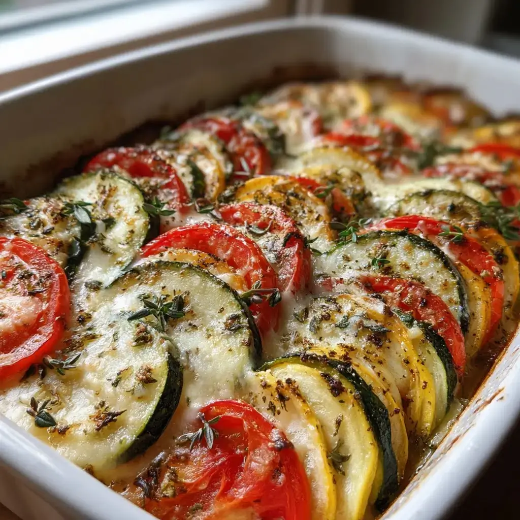 Tian Provençal à la Mozzarella Fondante, comme un été dans le Sud