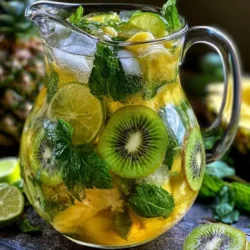 Limonade Kiwi Ananas : Ma Recette Tropicale Rafraîchissante